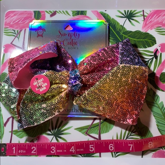 Simply Southern | Accessories | 2 Simply Southern Sequin Girl Bows Hair ...